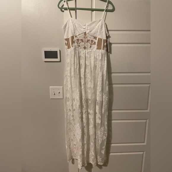 Lizard Thicket | Dresses | Nwt Lizard Thicket White Lace Dress | Poshmark